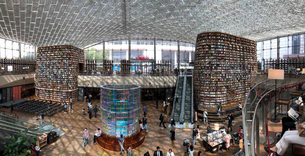 Day 4: Starfield Library · Gwangjang Market · Myeong-dong